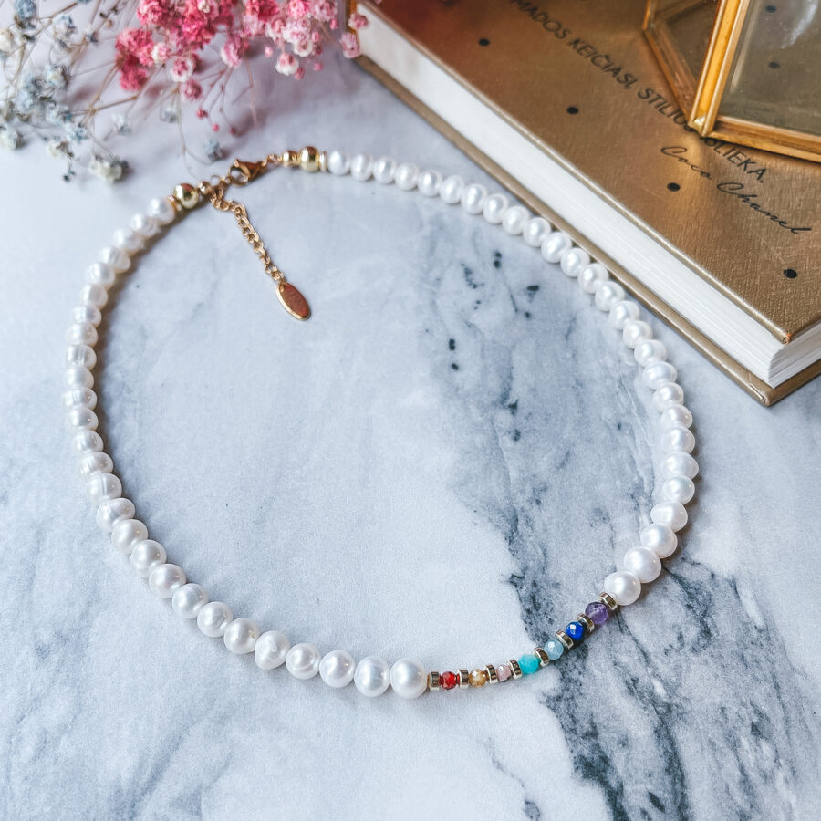 Perlai: 7 Čakros - KAKLO PAPUOŠALAI (Perlai) - Parduotuvė - berrybutikas.lt